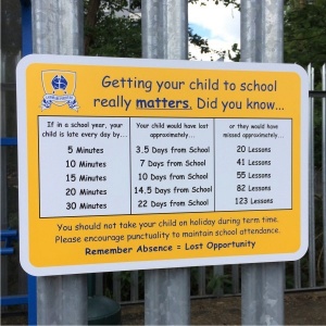 School Attendance Encouragement Signs - Signs 4 Schools